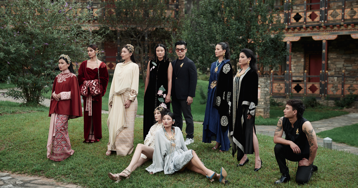 A first for Bhutan artistic collaboration SARRAN x Chuni Dorji Privé